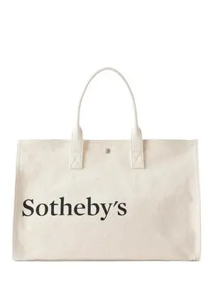 FRAME + Sotheby's Printed Canvas Tote