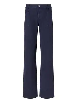 Still Here Supply Jean Mid-rise Straight-leg Jeans Navy