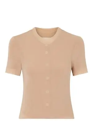 MAISON MARGIELA Fusion Jersey T-shirt - Neutrals