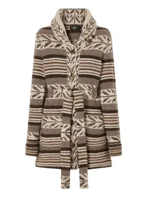 RALPH LAUREN Rory Belted Alpaca-blend Cardigan