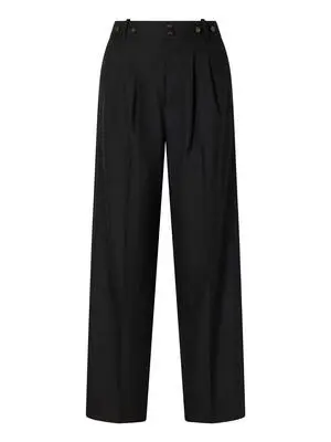 DÔEN Olivia Poplin Wide-leg Pants