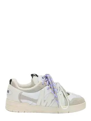 Moschino Double-lace Panelled Sneakers - White
