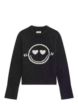 ZADIG&VOLTAIRE Intarsia-knit Merino-wool Sweater