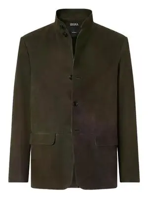 ZEGNA Dark Olive Green Secondskin Ii Conte Jacket