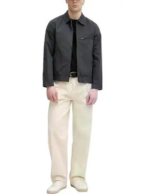 LINDBERGH Pleated Straight-leg Jeans - Neutrals