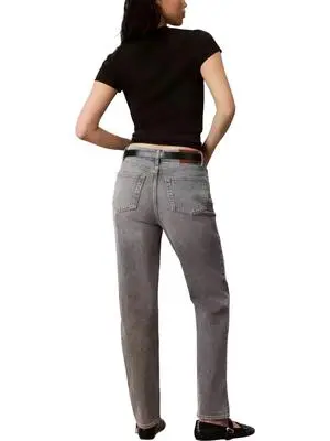 Calvin Klein Straight-leg Jeans - Grey