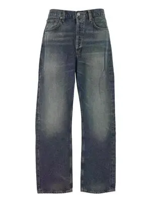 AGOLDE Faded Straight-leg Jeans