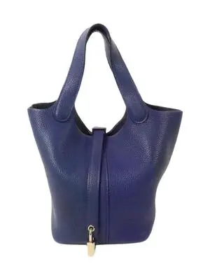 Hermès Pm Picotin Tote Bag Blue