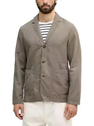 LINDBERGH Notch-lapel Patch-pocket Blazer - Brown