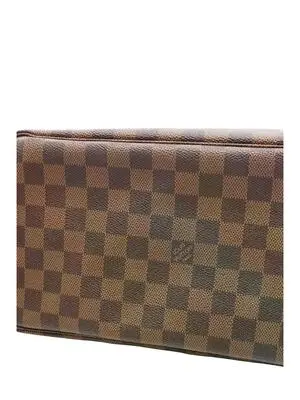 LOUIS VUITTON 2010 Damier Ebene Neverfull Mm Tote Bag - Brown
