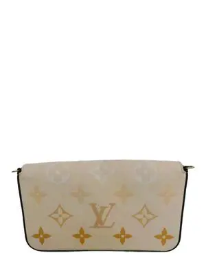 LOUIS VUITTON Monogram Empreinte Felicie Clutch Bag - Neutrals
