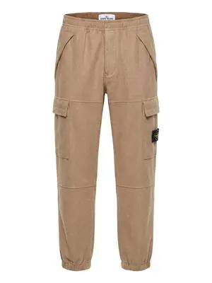 Stone Island Wool Nylon Flannel-tc Pants - Multicolor