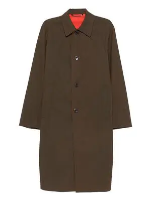Dries Van Noten Cappotto Rankles In Cotone - Brown