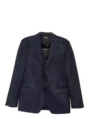 Zegna Prince Of Wales Check Suit - Blue