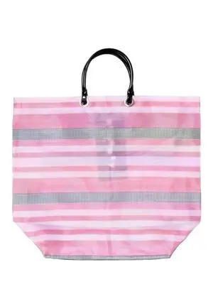 BONCHEY Poppins Bolivian Bazar Horizontal-stripe Tote Bag