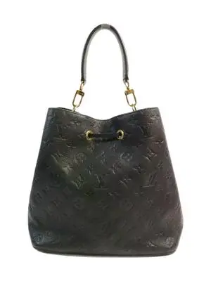 LOUIS VUITTON Neo Noe Mm Monogram Empreinte Bucket Bag - Black