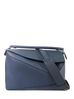 Loewe Large Puzzle Edge Shoulder Bag Blue