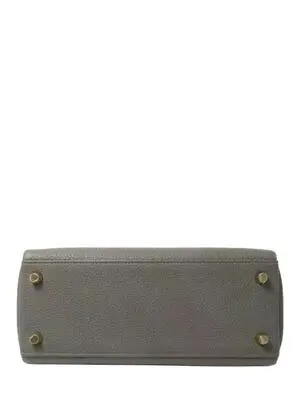 Hermès 2022 25 Kelly Togo Tote Bag Grey