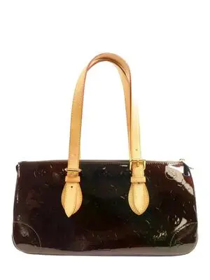 LOUIS VUITTON Rosewood Avenue Vernis Shoulder Bag - Brown
