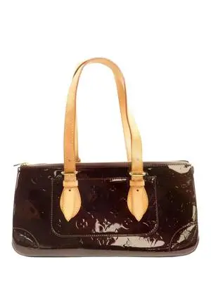 LOUIS VUITTON Rosewood Avenue Vernis Shoulder Bag Brown
