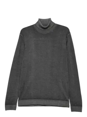 DANIELE FIESOLI Roll-neck Fine-knit Sweater - Grey