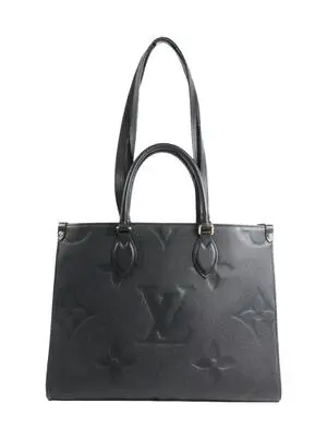 LOUIS VUITTON Mm On The Go Monogram Tote Bag - Black