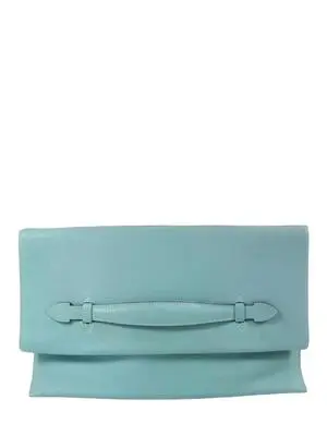 Hermès Pliplat Evercolor Clutch Bag - Blue