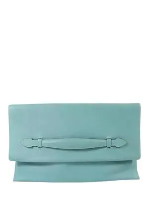 Hermès Pliplat Evercolor Clutch Bag - Blue
