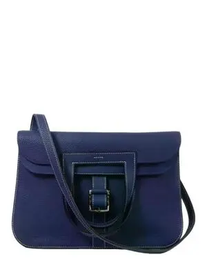 Hermès 2018 31 Halzan Shoulder Bag - Blue