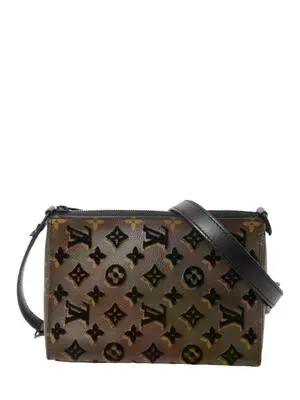 LOUIS VUITTON 2020 Tuffetage Triangle Shoulder Bag Brown