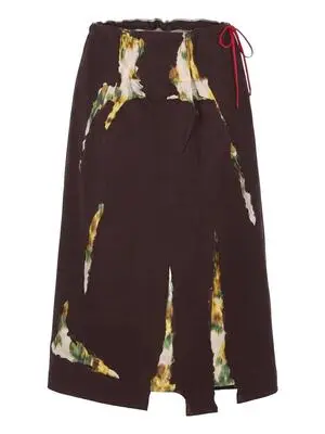 Prada Gabardine Skirt - Multicolor