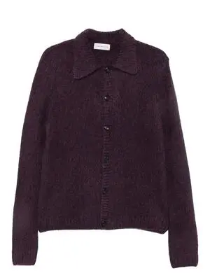 Dries Van Noten Cardigan Mora In Misto Lana - Multicolor
