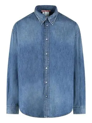ACNE STUDIOS Acne Studios Medium Blue Organic Cotton Shirt Men