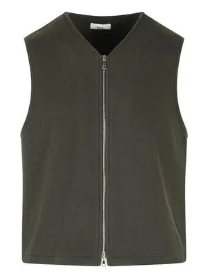 RIER Mole Wool Vest - Brown