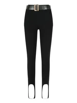 SELF-PORTRAIT Stirrup' Viscose Blend Leggings - Black