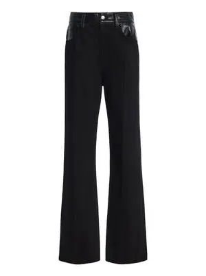 AGOLDE Morgan Rigid Mid-rise Straight-leg Jeans - Black