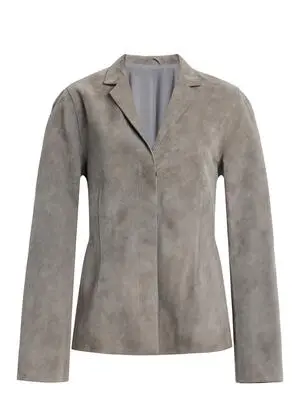 Still Here Devon Suede Blazer - Grey