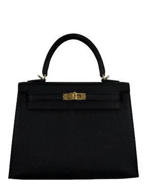 Hermès Kelly Epsom Gold Hardware - Black