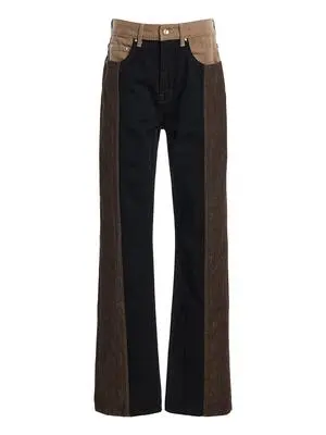 Ossou Jane Rigid Mid-rise Straight-leg Jeans - Multi