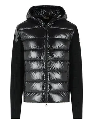 MONCLER Moncler 'Tricot' Black Virgin Wool Cardigan Men
