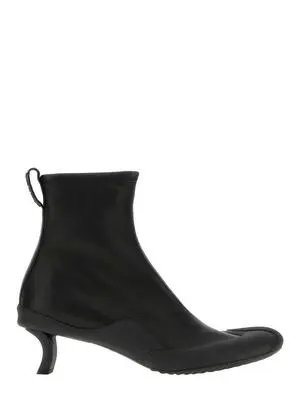 Loewe Leather Dive Ankle Boots - Multicolor