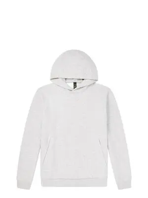 Lululemon Steady State Cotton-blend Jersey Hoodie - Gray