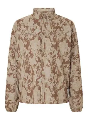 Satisfy River Printed Peaceshell™ Shirt - Brown