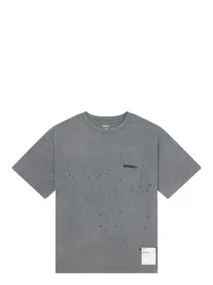 Satisfy Logo-print Distressed Mothtech™ Cotton-jersey T-shirt - Gray