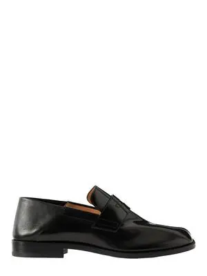 MAISON MARGIELA Maison Margiela - Tabi Babouche Split-Toe Leather Loafers - Men - Black 