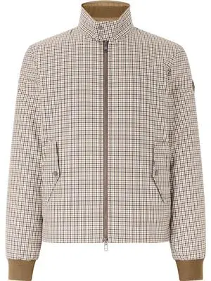 Moncler Almogordo Reversible Checked Shell Down Jacket - Neutrals
