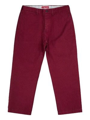 Supreme Chino Pant (fw26) Red