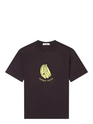 DISTRICT VISION California Printed Cotton-jersey T-shirt - Black