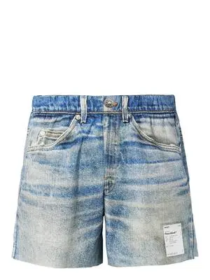 Satisfy Straight-leg 5" Logo-appliqu&eacute;d Printed Peaceshell&trade; Shorts - Blue