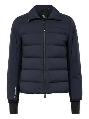 Moncler Araripe Stretch-jersey Trimmed Quilted Down Ski Jacket - Blue